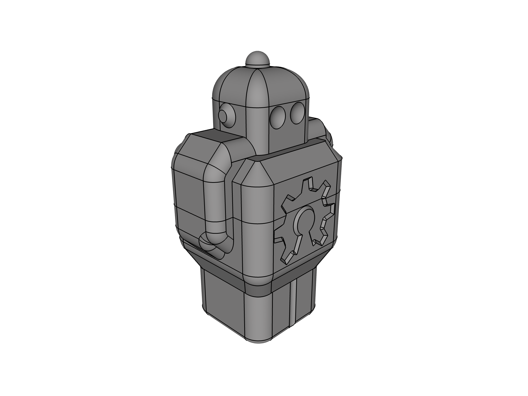BARB (Big Ass Robot Box) by GiantBrain | Download free STL model ...