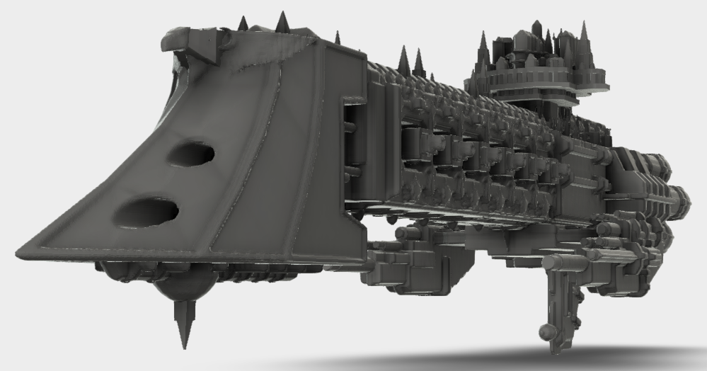 Imperial Dauntless-Class Light Cruiser by DeltaX | Download free STL ...