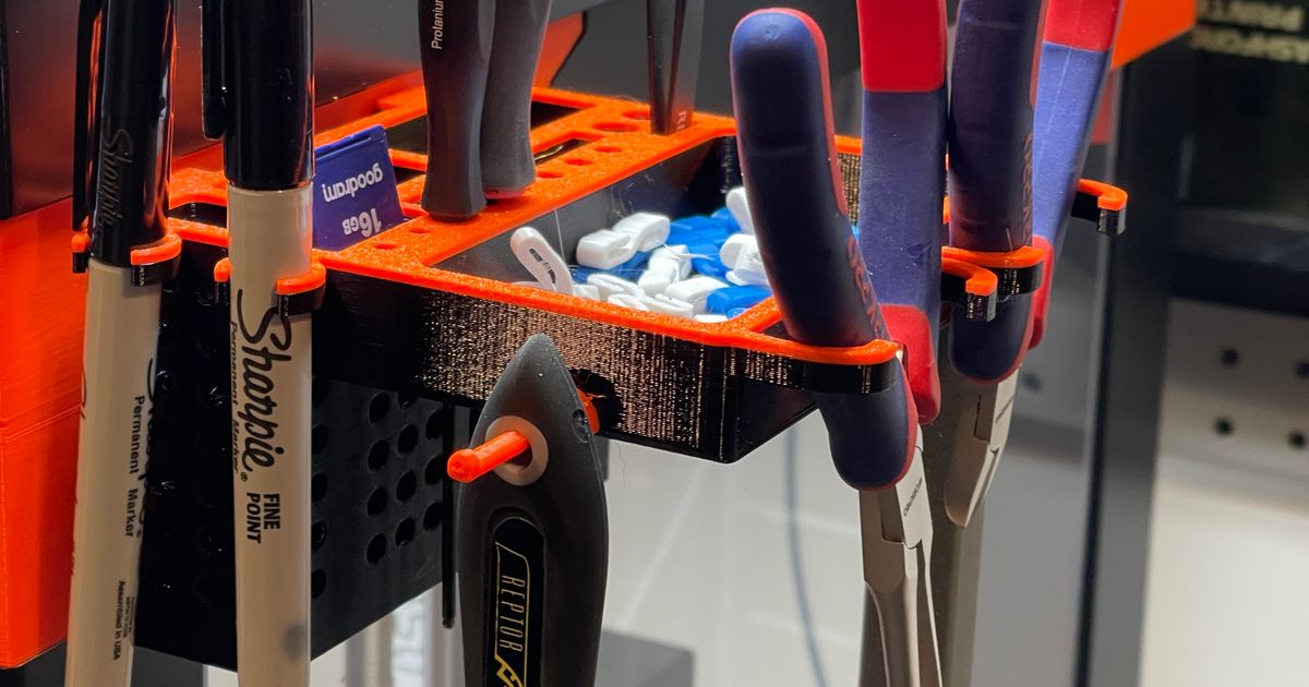 Removable Tool Caddy for LACK Enclosure using MultiClip Mounting System ...