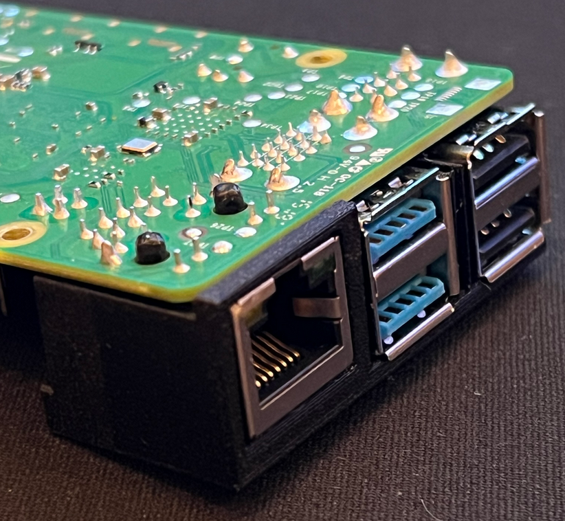 Raspberry Pi 4 Ethernet & USB shroud by aeberbach | Download free STL ...