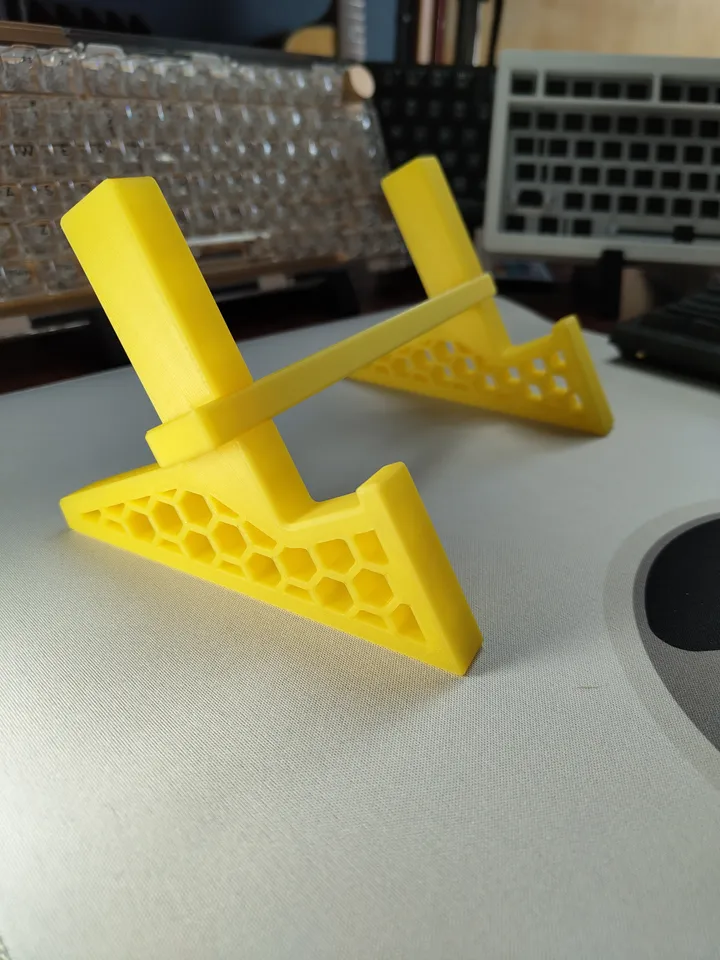Lifted Keyboard Stand Hexagonal Design by Janos Kehl | Download free ...