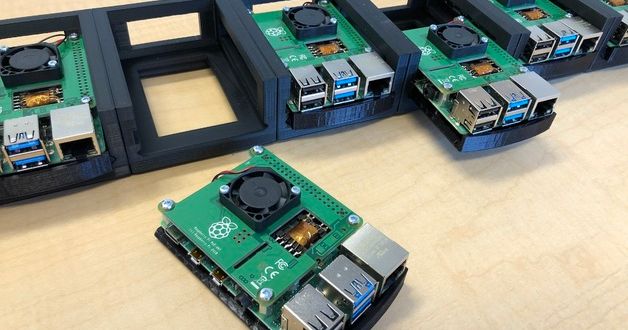 Raspberry Pi 4 1U rackmount bracket by Robert John Churchill | Download ...