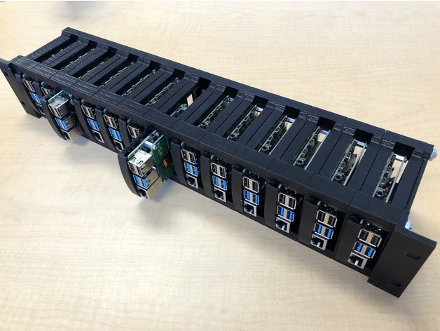 Raspberry Pi 4 2u Rackmount Bracket By Robert John Churchill Download