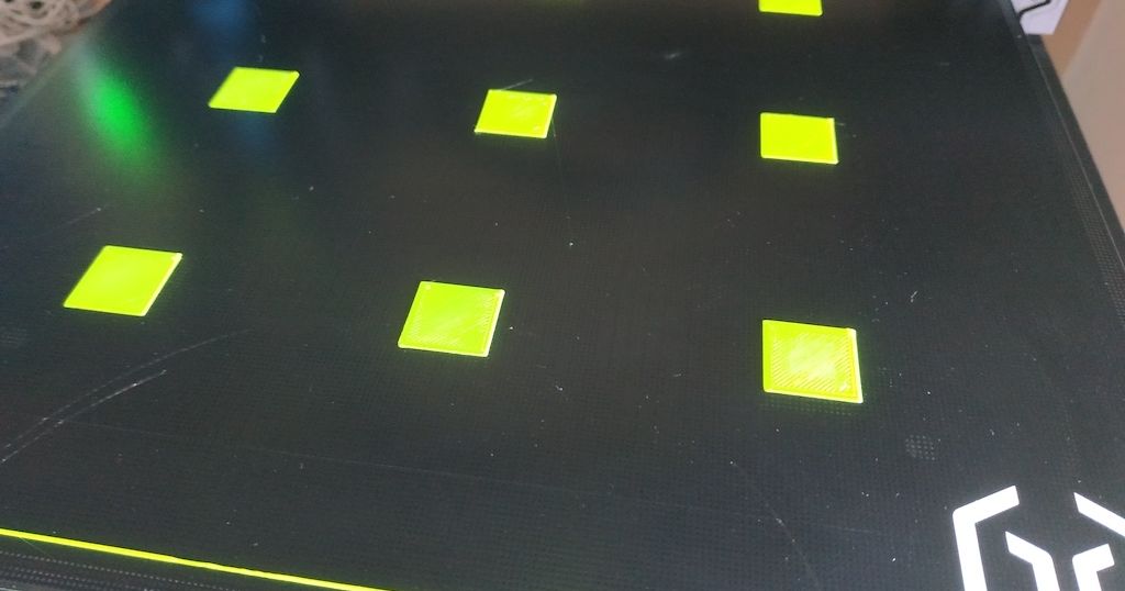 Bed leveling square and line by DaveBZH | Download free STL model ...