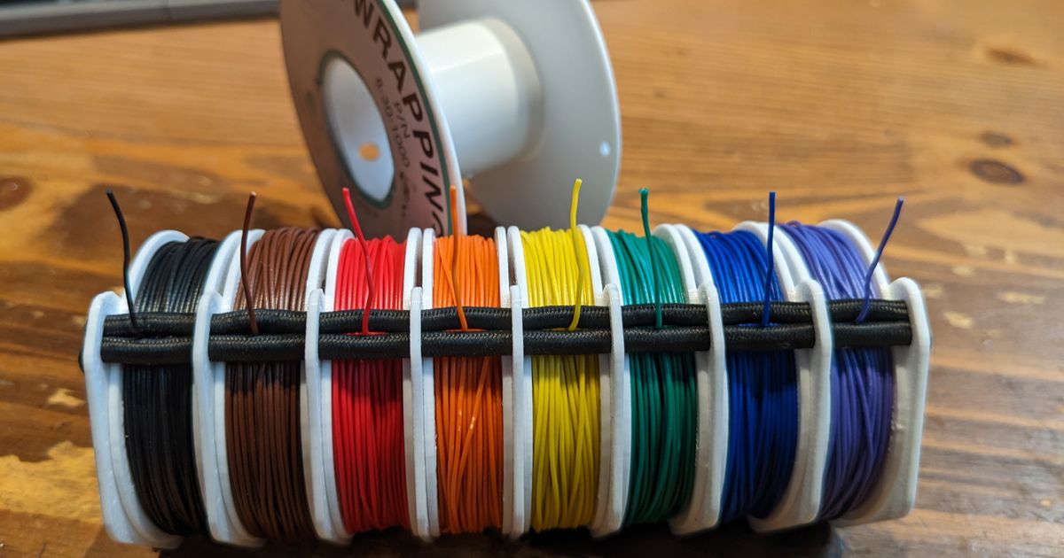 Wire wrapping wire multi-spool by dworki | Download free STL model ...