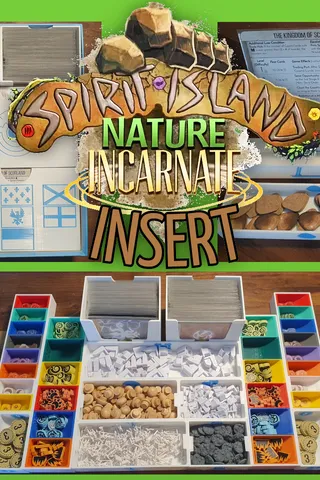 Spirit Island Insert / Organizer - Holds All Expansions Through Nature ...