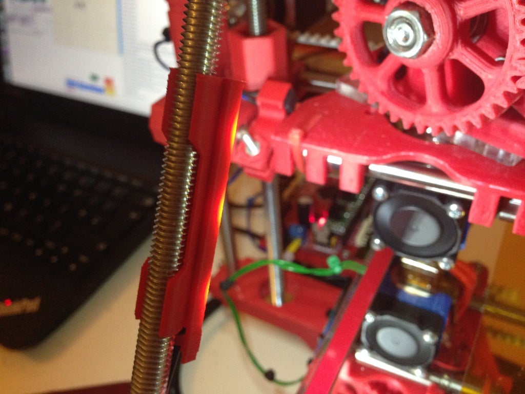 LED Strip Mount for 8mm Threaded Rod by Bracken | Download free STL ...