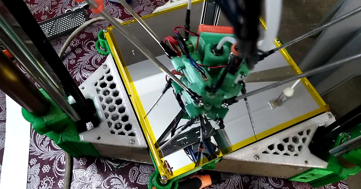 Delta 3D Printer (Delta Stinger 3D Printer). by Shoaib Khan | Download ...