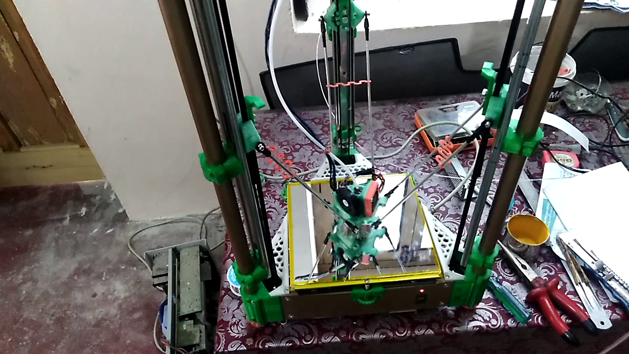 Delta 3D Printer (Delta Stinger 3D Printer). by Shoaib Khan | Download free STL model ...