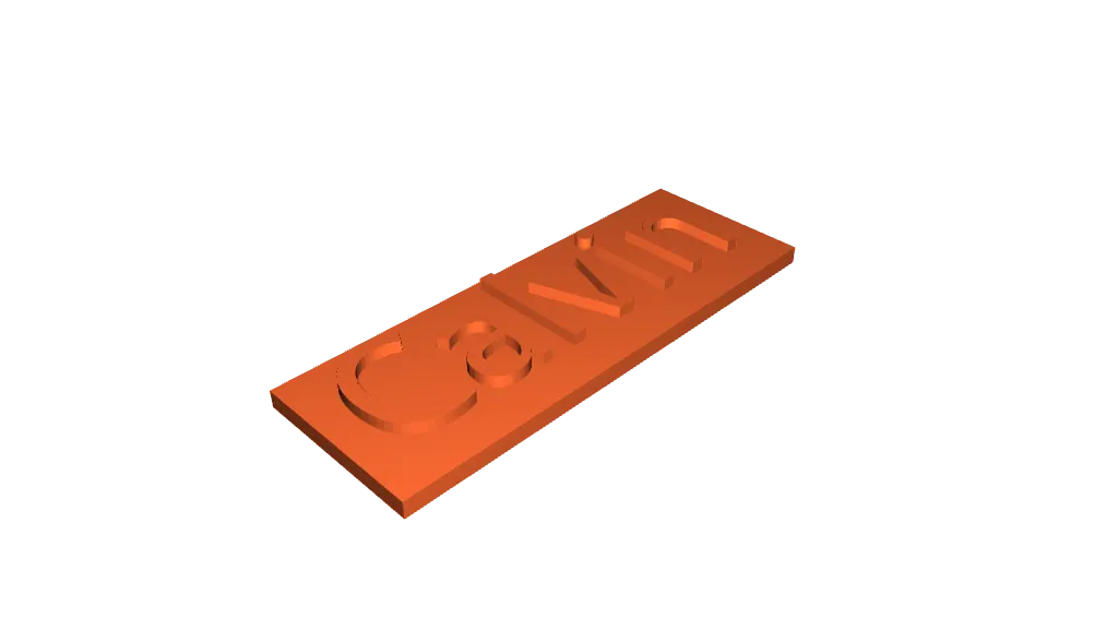 Calvin Name Plate by Jackson Vanlandingham | Download free STL model ...