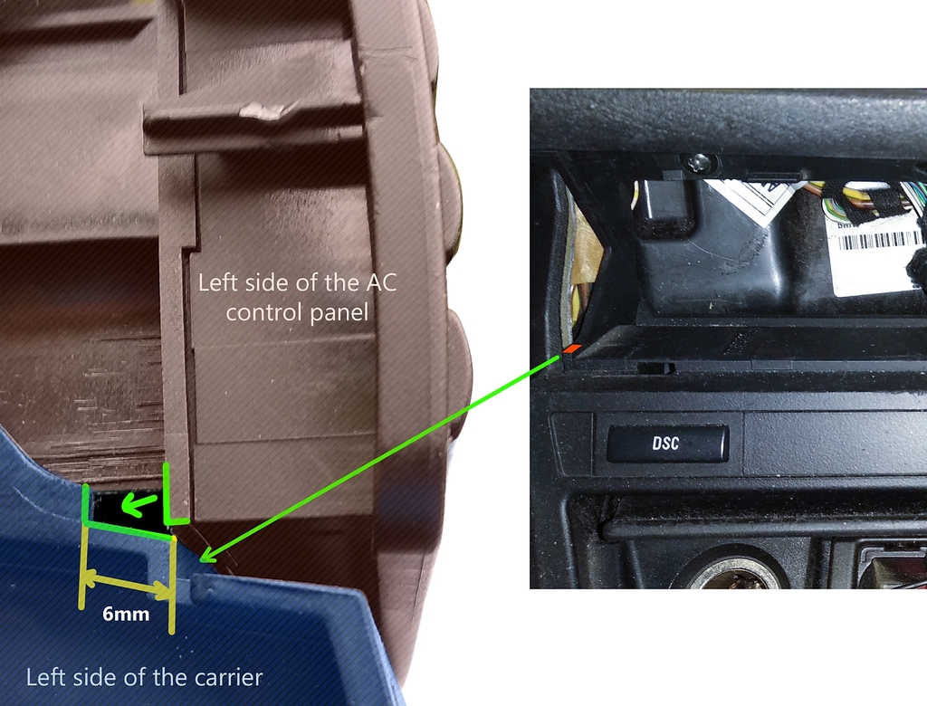 Double Din AC Relocation Bezel for BMW E46, cheap solution by R4iNER ...