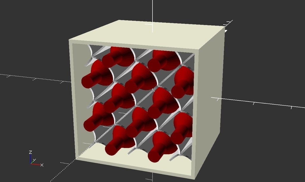 Wine Rack for IKEA KALLAX by Bracken | Download free STL model ...
