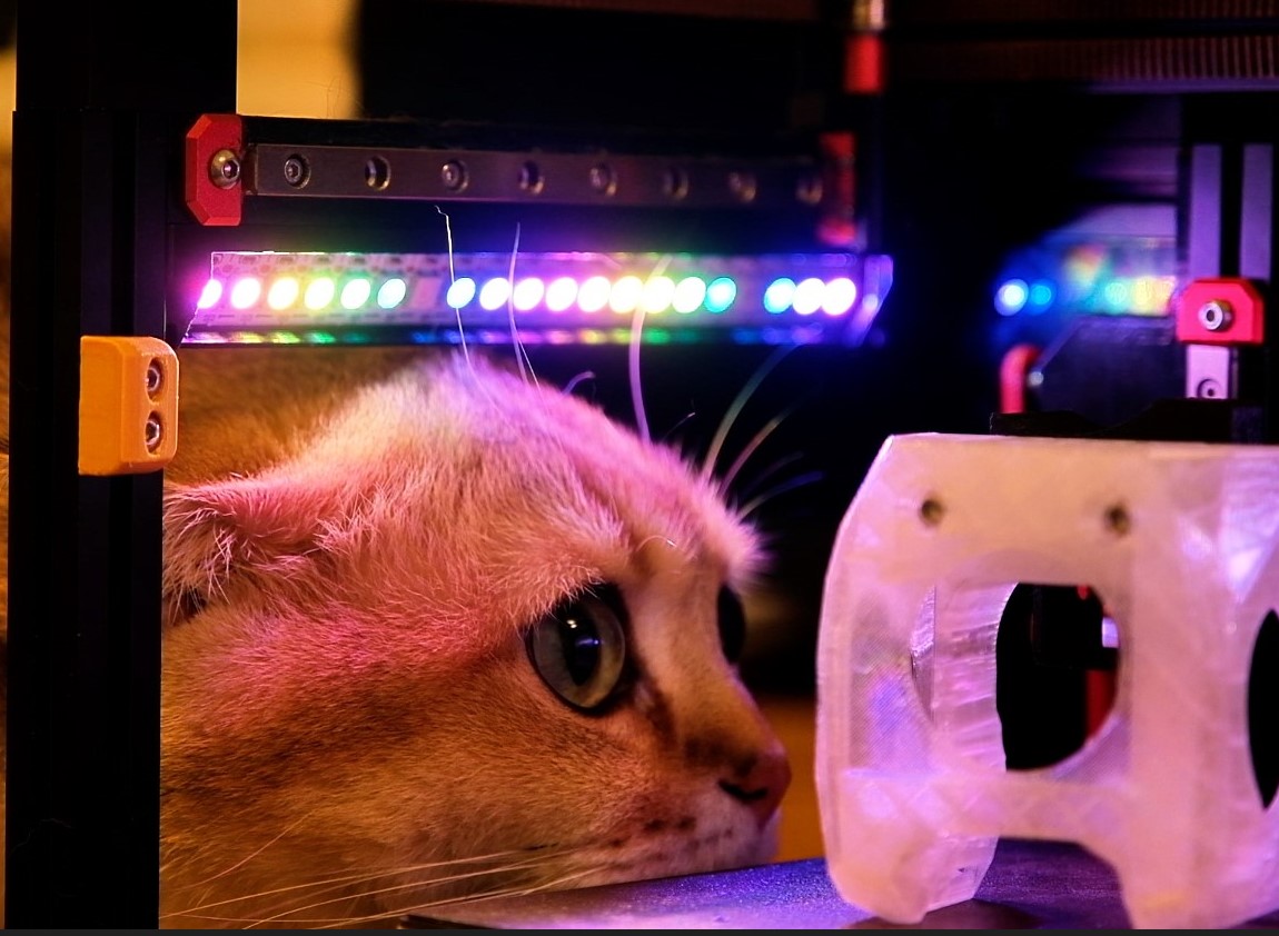 voron-v0 LED strip 2.0 ! simpler, easy assemble, more RGB LED lights by ...