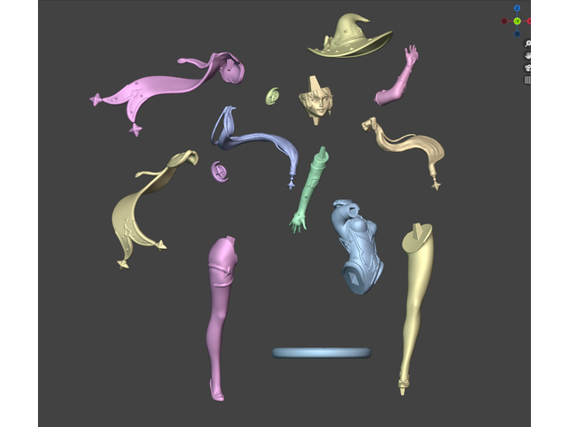 Mona Genshin Impact By Maxymczech Download Free Stl Model