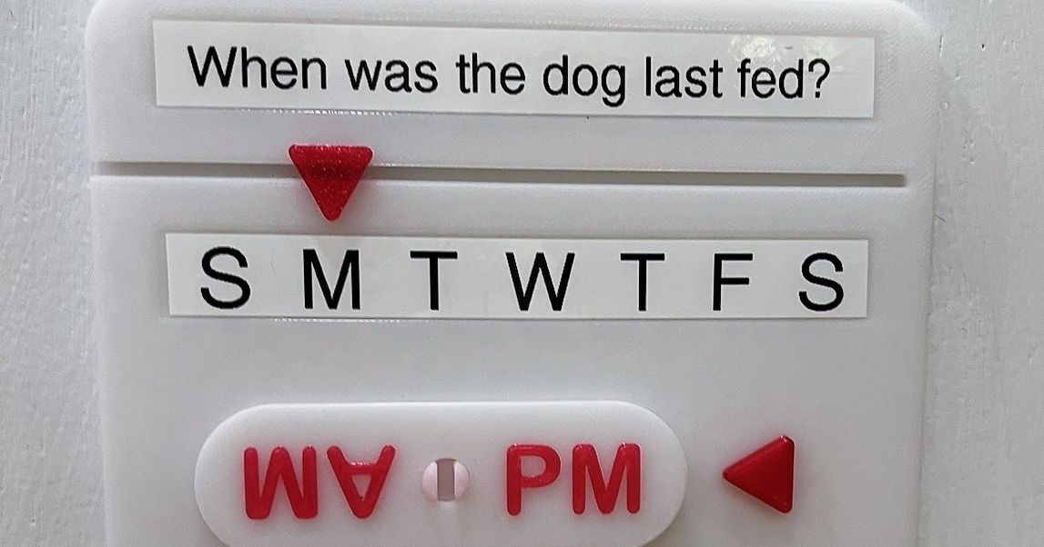 Magnetic Task Reminder for the fridge by Adam L | Download free STL ...