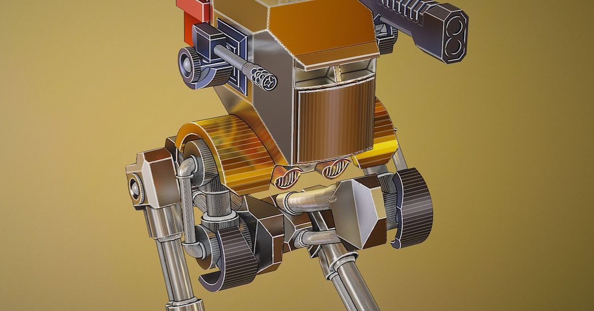 Armoured Walker Sentinel by William | Download free STL model ...