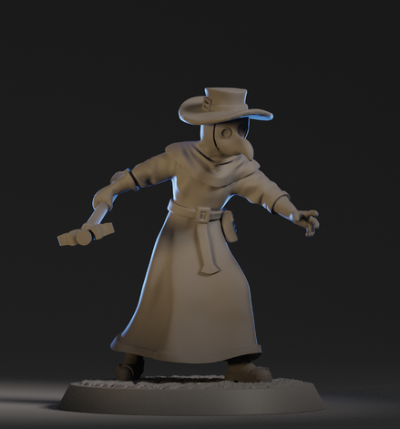 Plague Doctor Figurine by maxymczech | Download free STL model ...