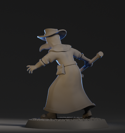 Plague Doctor Figurine by maxymczech | Download free STL model ...