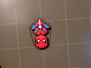 8-bit Spider-Man Magnet by Ankhadia | Download free STL model ...