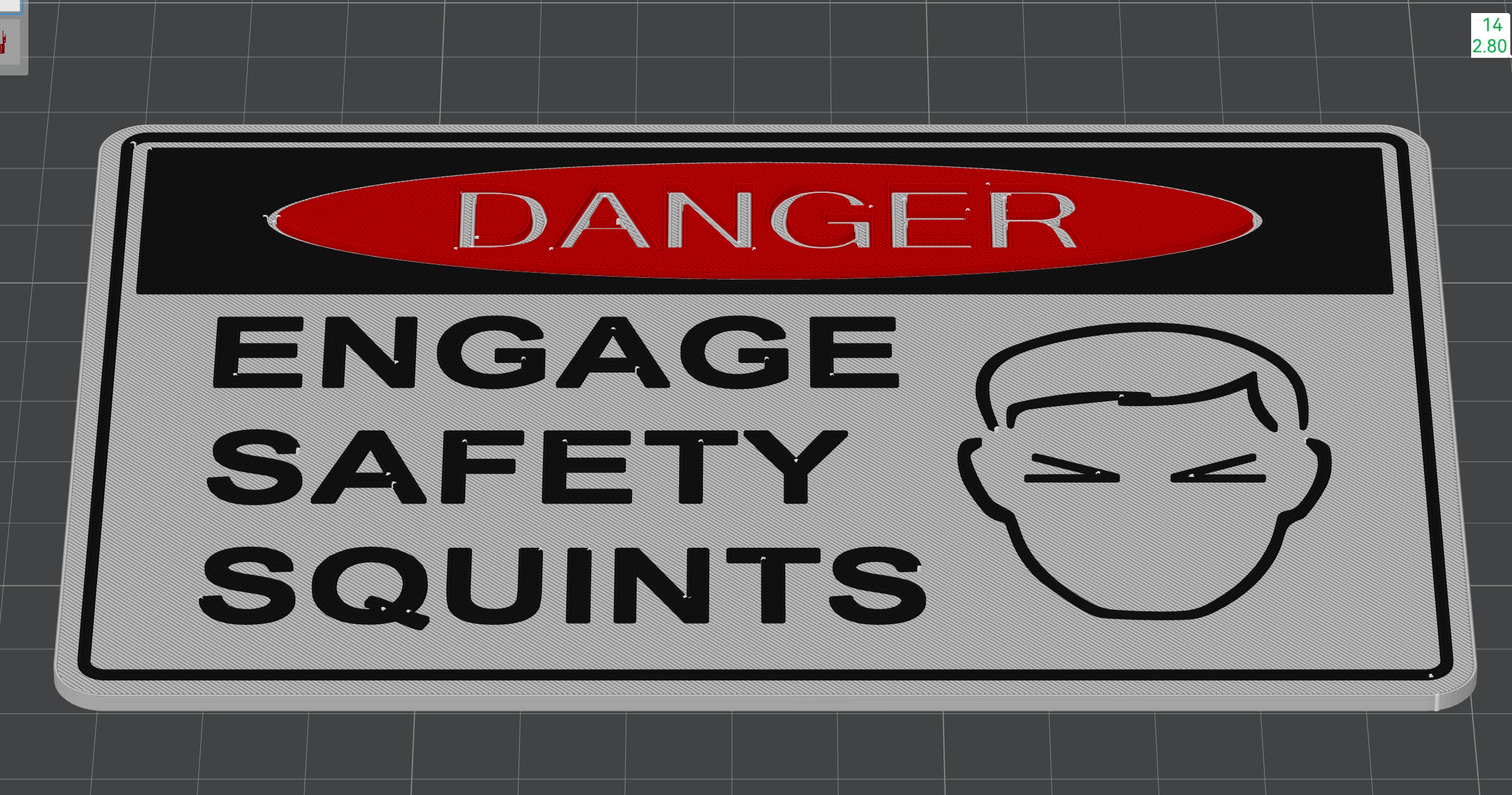 Skookum Danger Sign by Ryan | Download free STL model | Printables.com