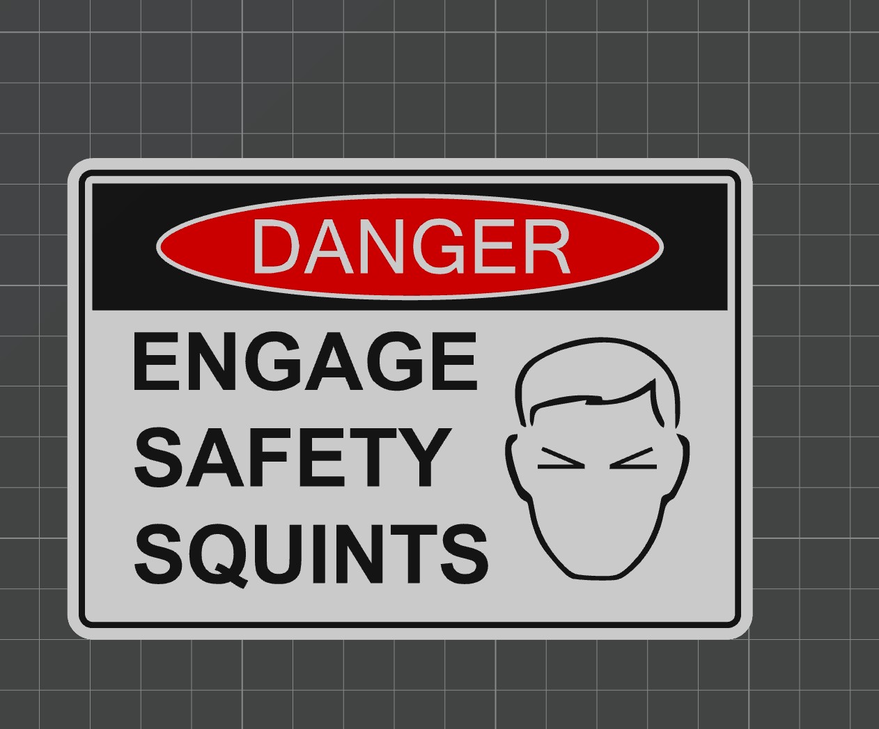 Skookum Danger Sign by Ryan | Download free STL model | Printables.com