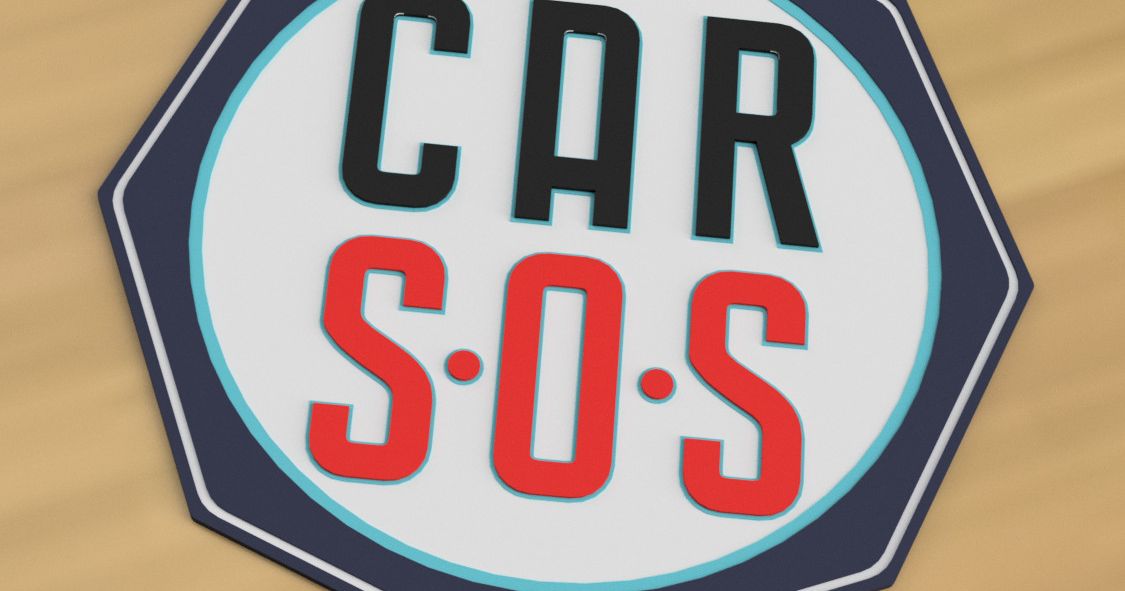 Car S.O.S logo by Satellietje | Download free STL model | Printables.com