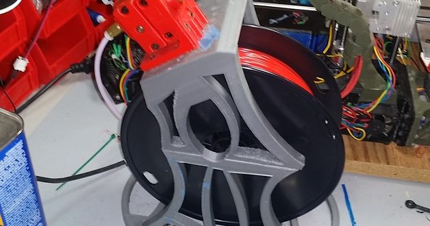 Spool system w/ Extruder mounted on top by Insight Of the ages ...