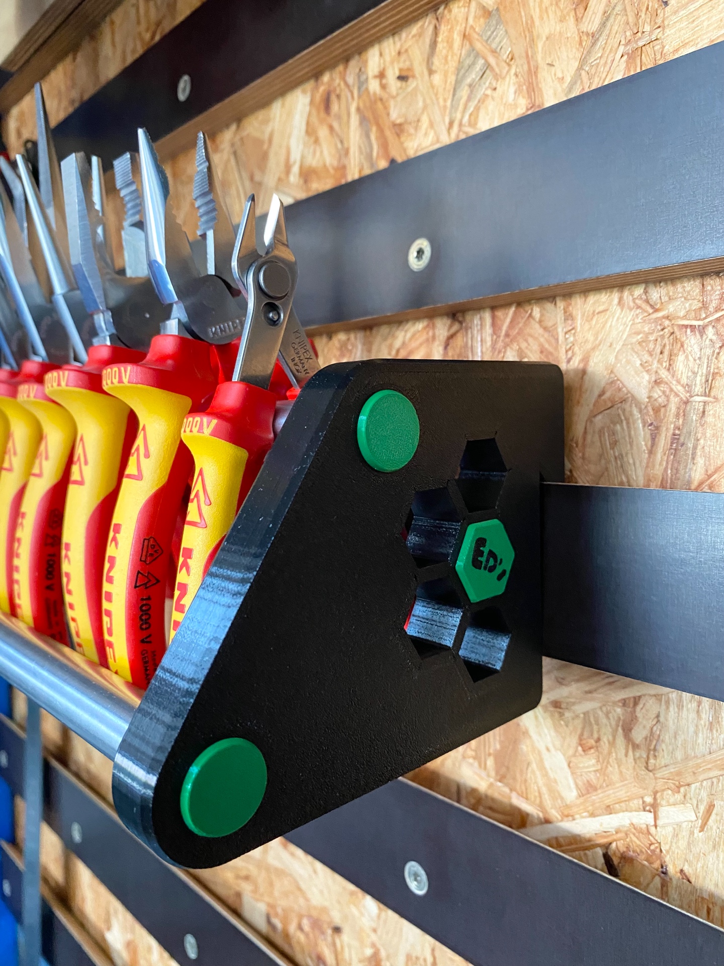 Eds French Cleat/wallmount Pliers and Crimper Holder/Organizer (for 10 ...