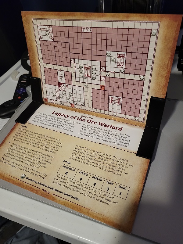 HeroQuest Quest Book Holder von Ribby | Kostenloses STL-Modell ...