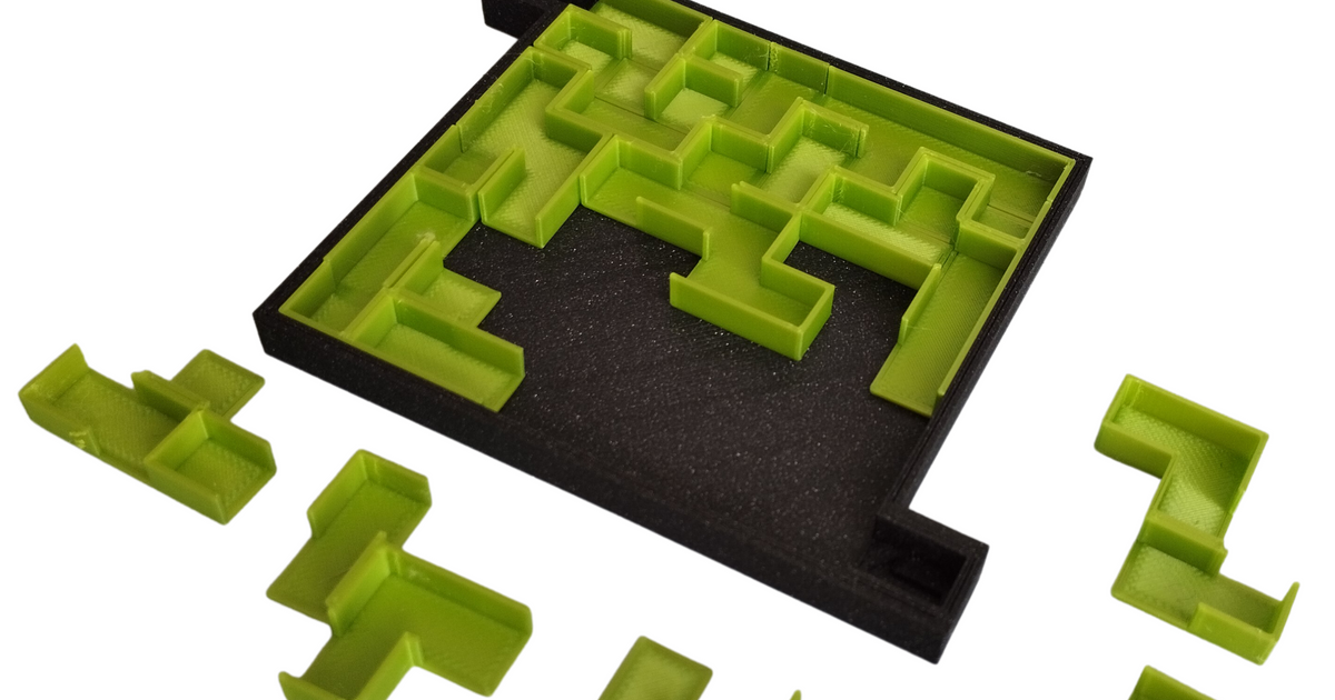 Puzzle and labyrinth by Rapideau | Download free STL model | Printables.com