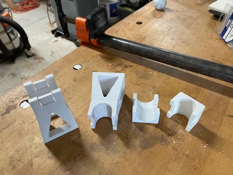Stands and spacers for 3/4" pipe clamps by kozmickid | Download free ...