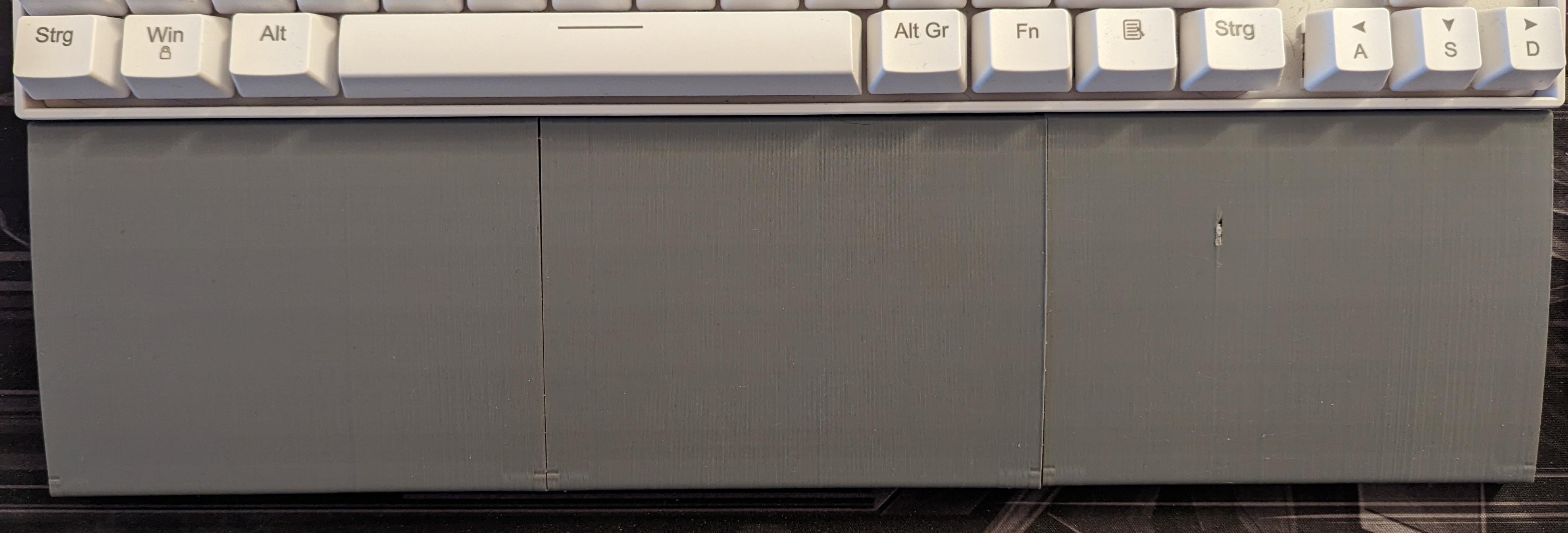 Modular Magnetic Wrist Rest by toscdesign | Download free STL model ...
