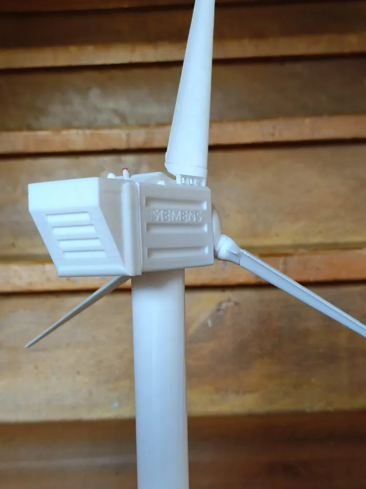 Spinning Wind Turbine "SIEMENS" by alain Bouniol | Download free STL ...
