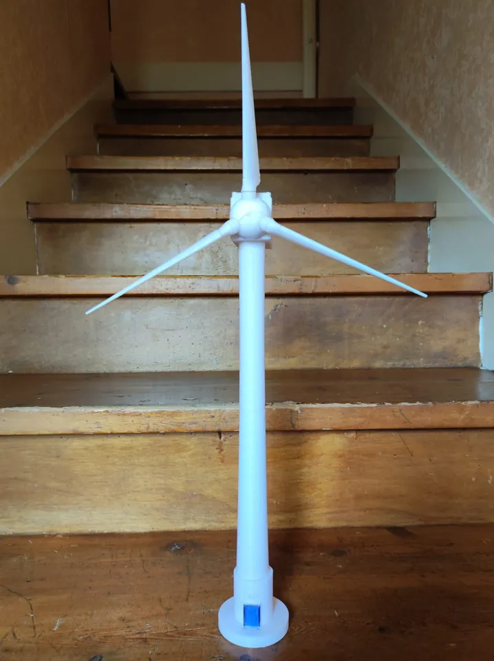 Spinning Wind Turbine "SIEMENS" by alain Bouniol | Download free STL ...