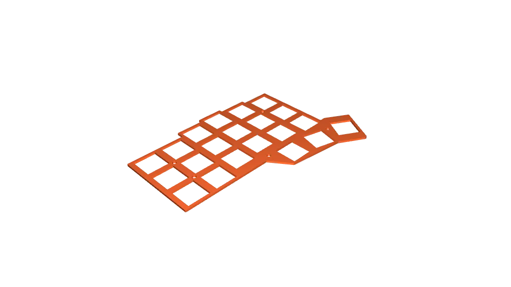 6 Column Choc Spaced Corne Plate by orangeflow | Download free STL ...