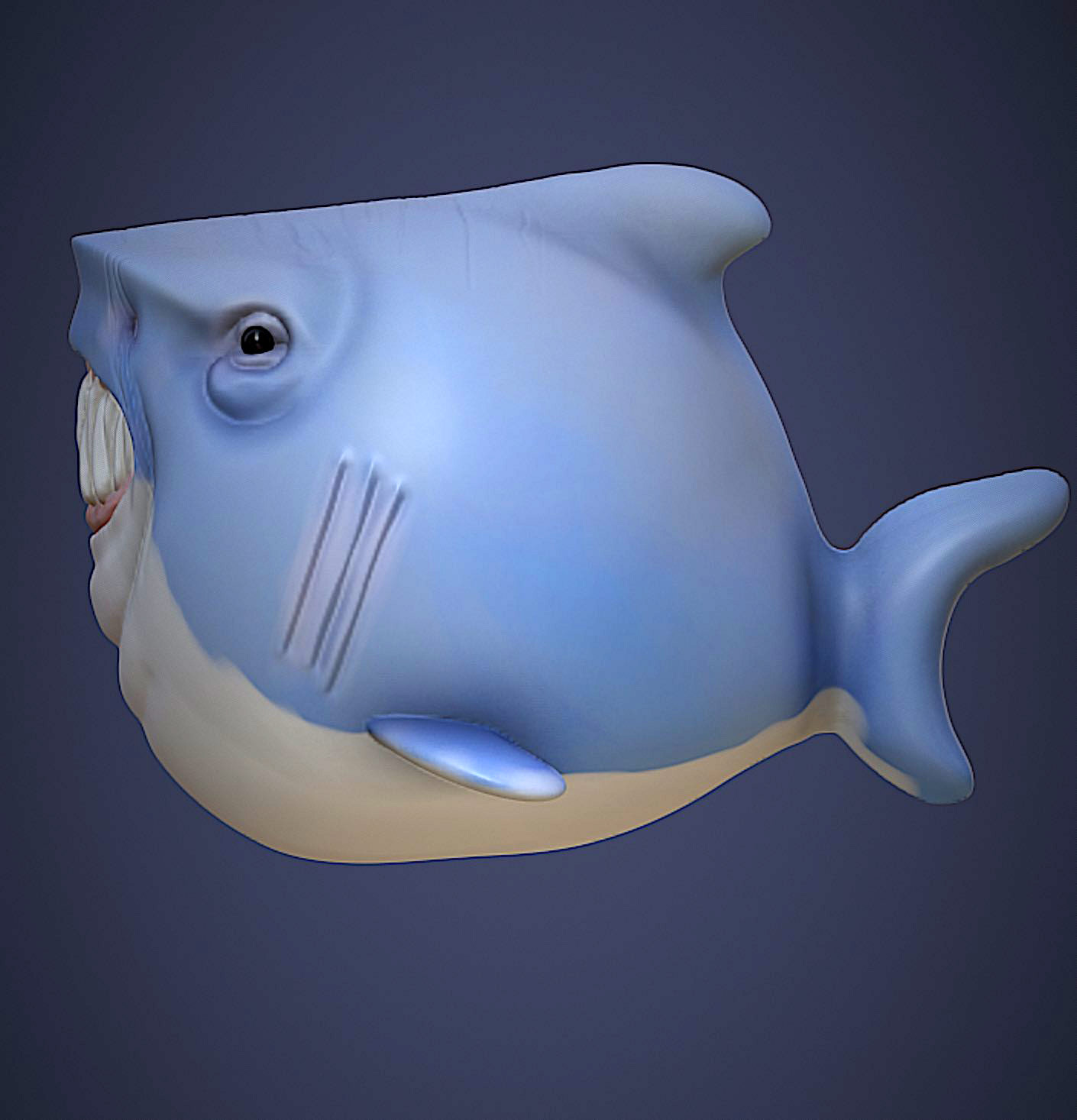 Fat Shark by Caleb Kraft | Download free STL model | Printables.com