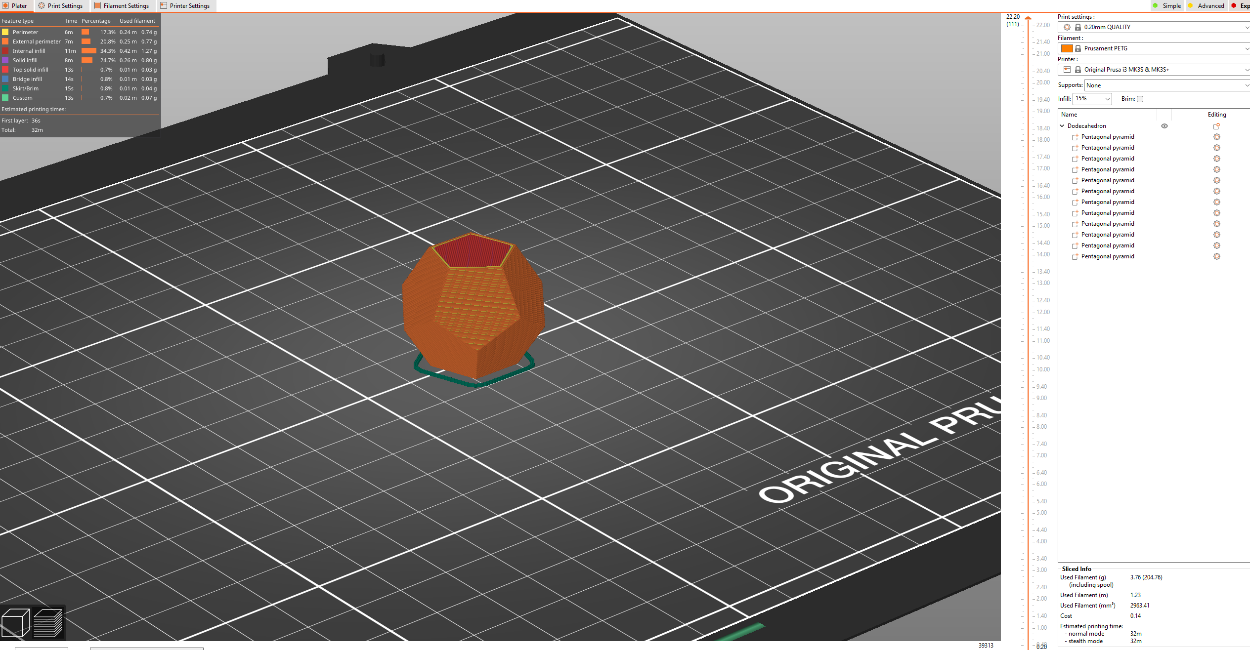 Dodecahedron (12 sided shape) by Ryan Roehnelt | Download free STL ...