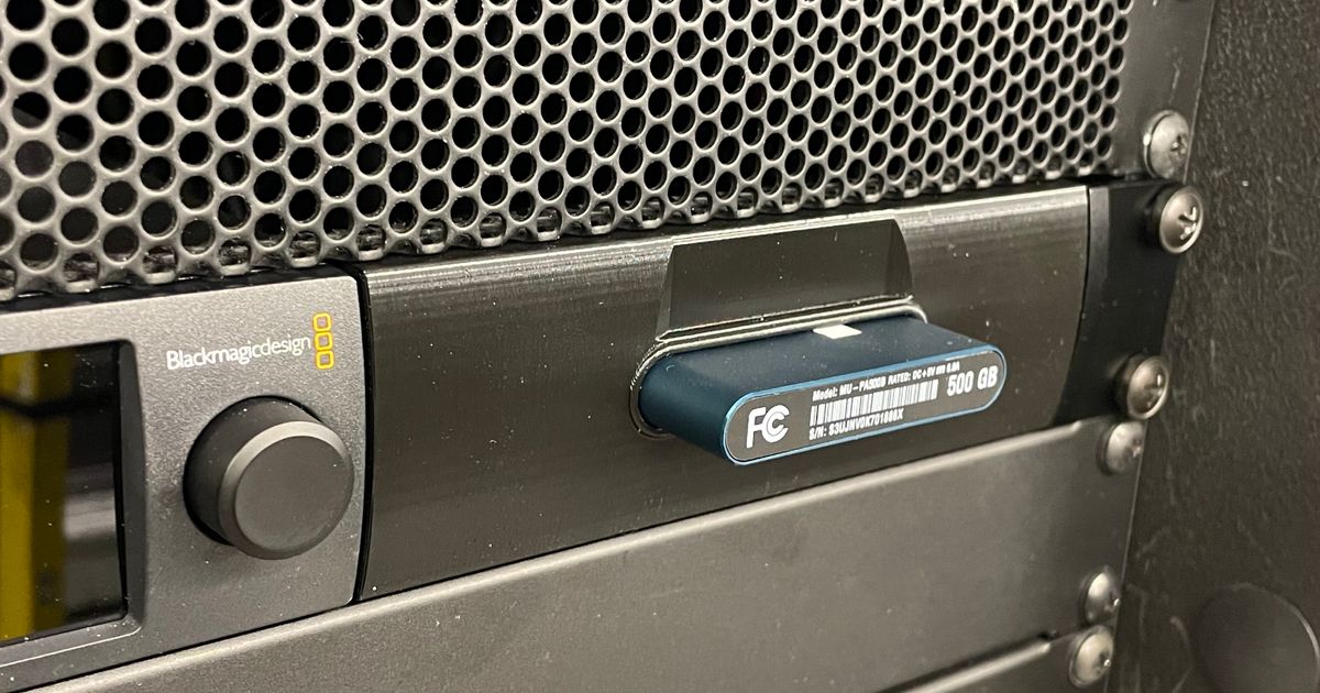 Samsung T5 dock for Blackmagic Teranex Shelf by drmstcks87 | Download ...