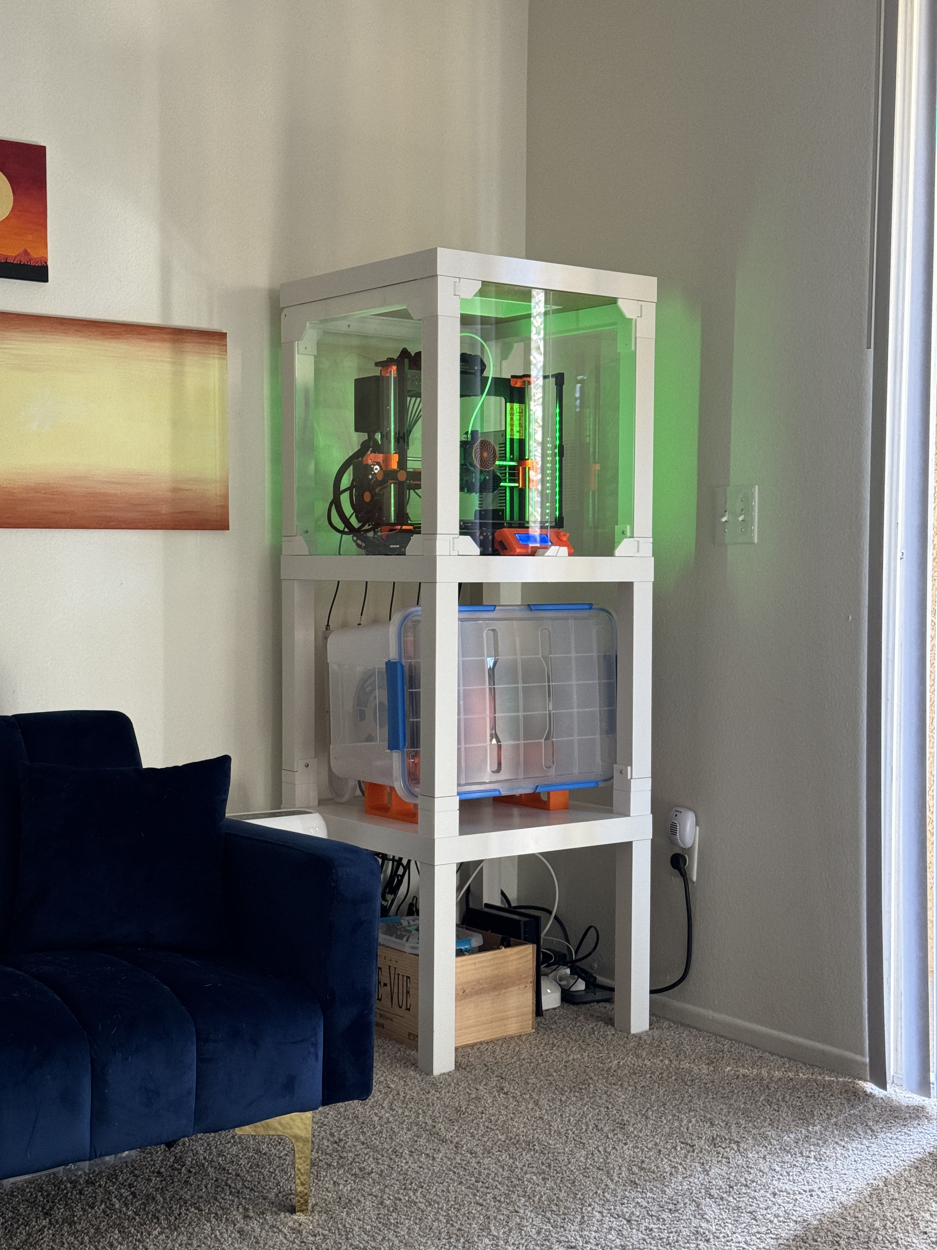 Prusa MMU3 Low-Friction Drybox Filament Buffer by Roman Huante ...