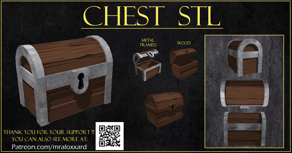Medieval chest by MrAloxxard | Download free STL model | Printables.com