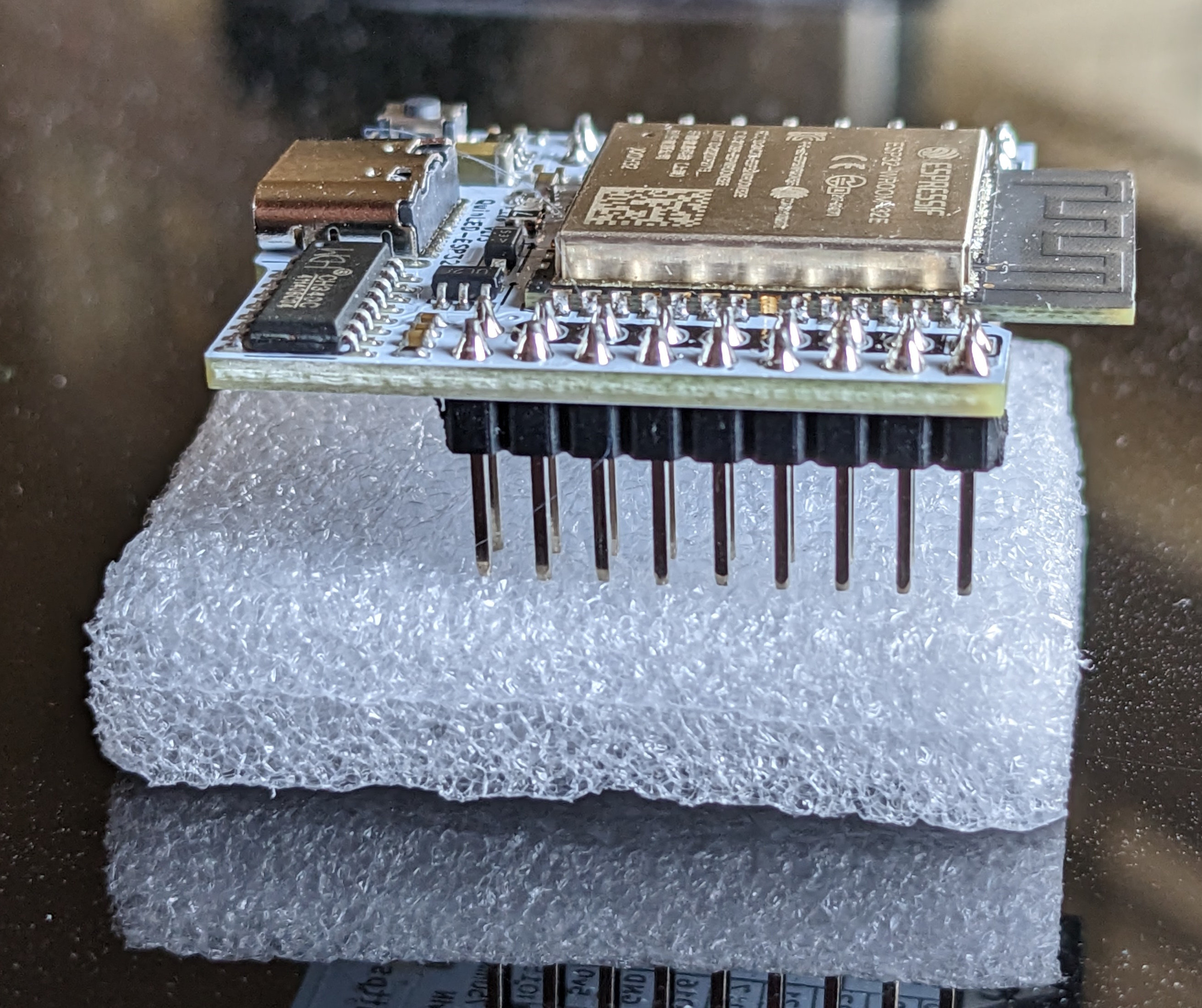 Quinled Esp32 With Bottom Header Case By Kohai Ut Download Free Stl