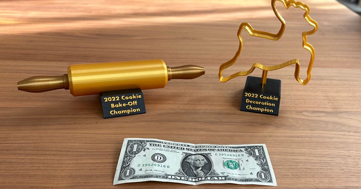 Bake-Off Trophies by Foobar54 | Download free STL model | Printables.com