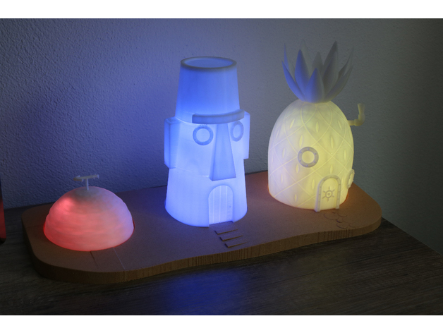 Spongebob Bikini Bottom Lamp by maxymczech | Download free STL model ...