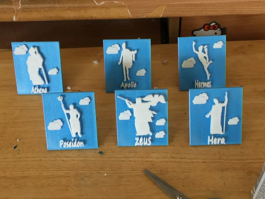 Greek Gods Plaques by Craig | Download free STL model | Printables.com