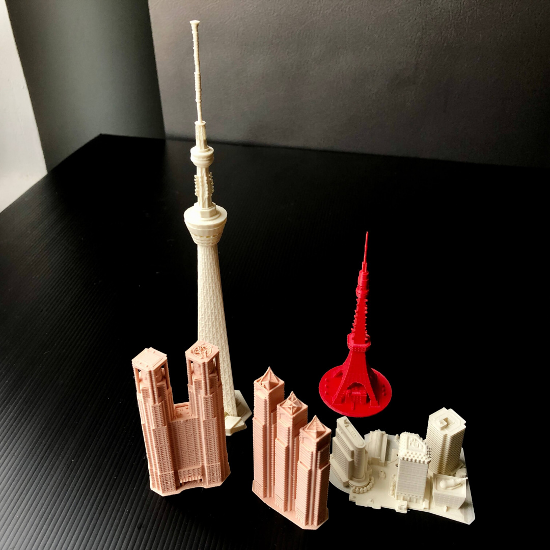 Shinjuku Buildings - Tokyo , Japan by MiniWorld3D | Download free STL ...