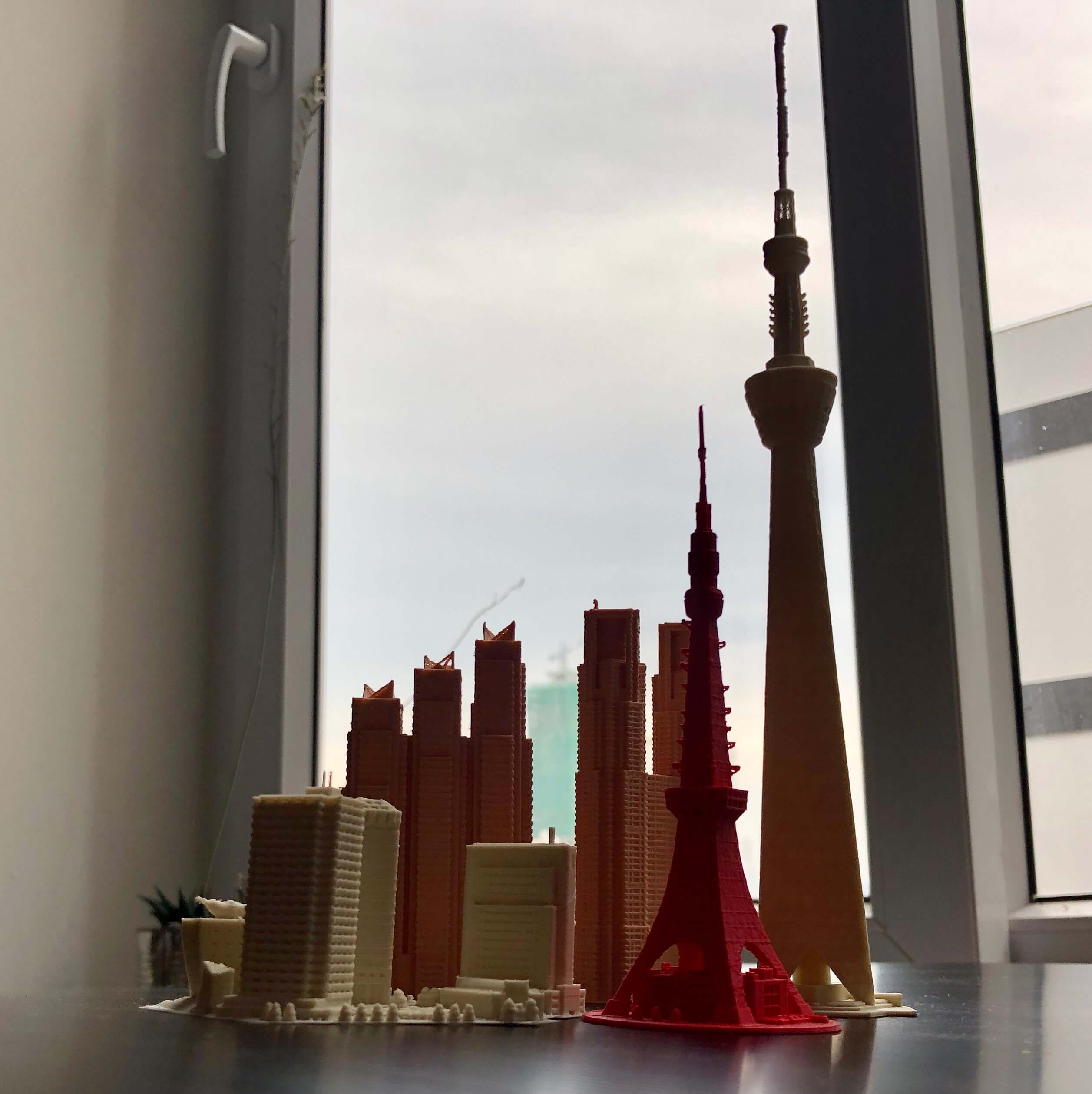 Shinjuku Buildings - Tokyo , Japan by MiniWorld3D | Download free STL ...