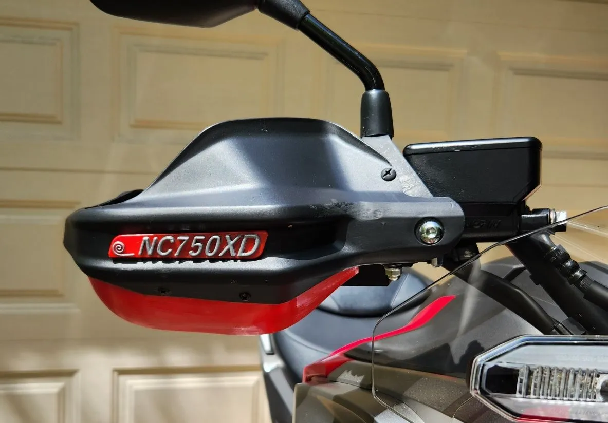 NC750XD Motorcycle Handguard Mod by garyfain | Download free STL model ...