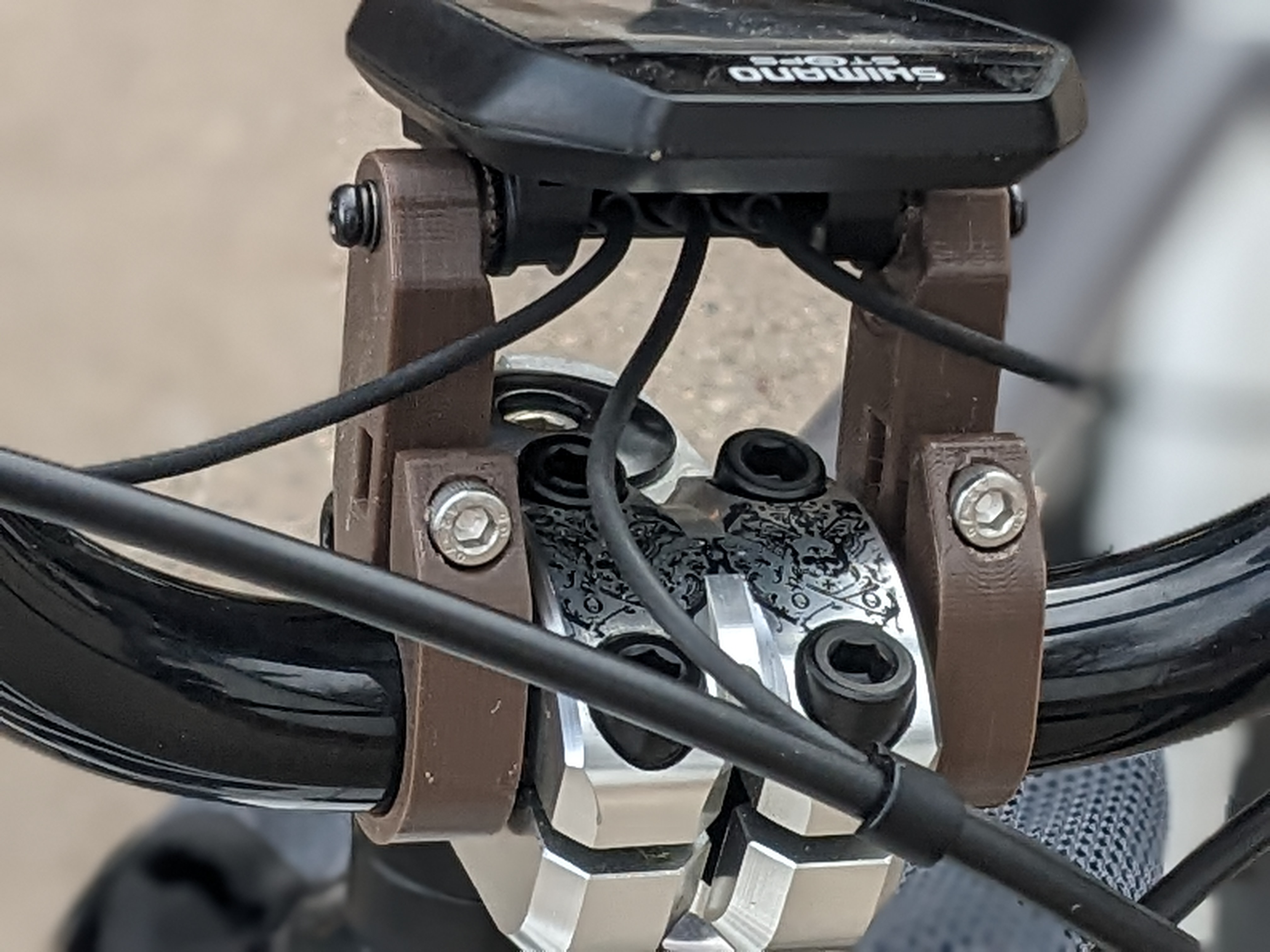 Shimano STEPS E-Bike Computer Mount for 22.2mm | BMX 7/8" Handlebars by ...