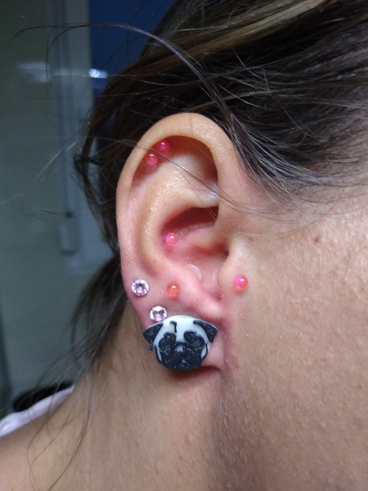Pug Ear-Plug by NeroHes | Download free STL model | Printables.com