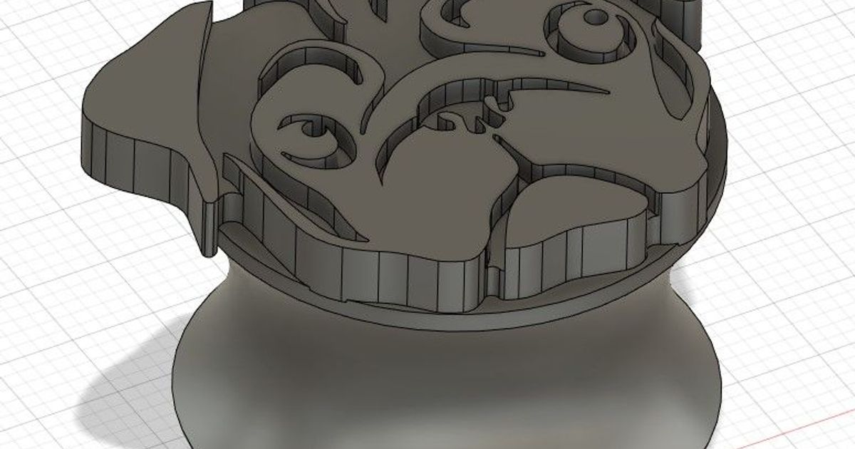 Pug Ear-Plug by NeroHes | Download free STL model | Printables.com